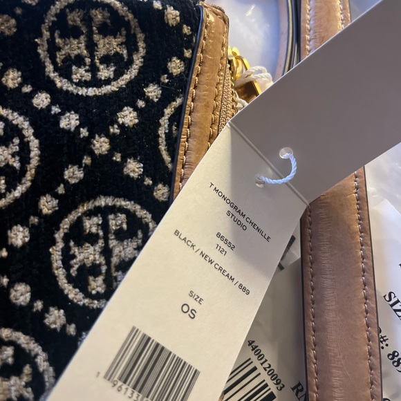 Tory Burch | Bags | Tory Burch T Monogram Chenille Studio | Poshmark